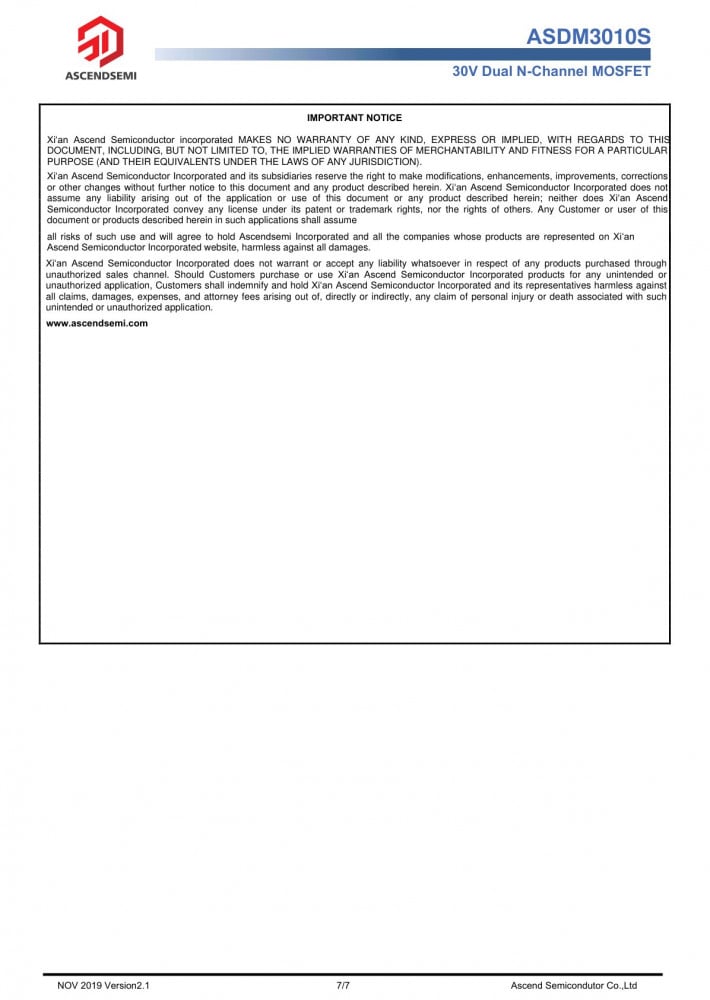 ASDM3010S-R datasheet page 7