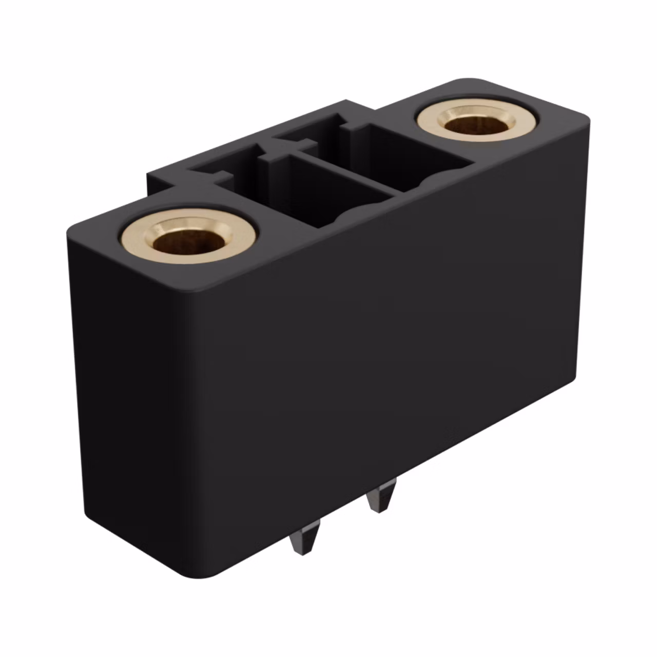 3.50mm Pitch Eurostyle Vertical PCB Header, with Threaded Retention Inserts, 2 Circuits for sale