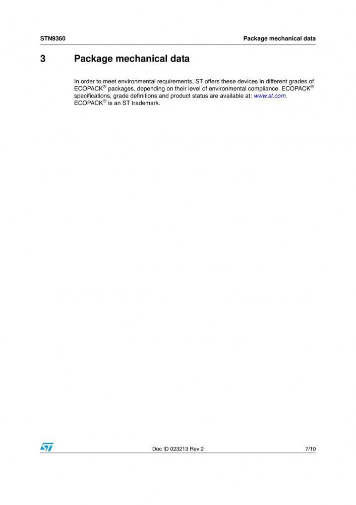 STN9360 datasheet page 7
