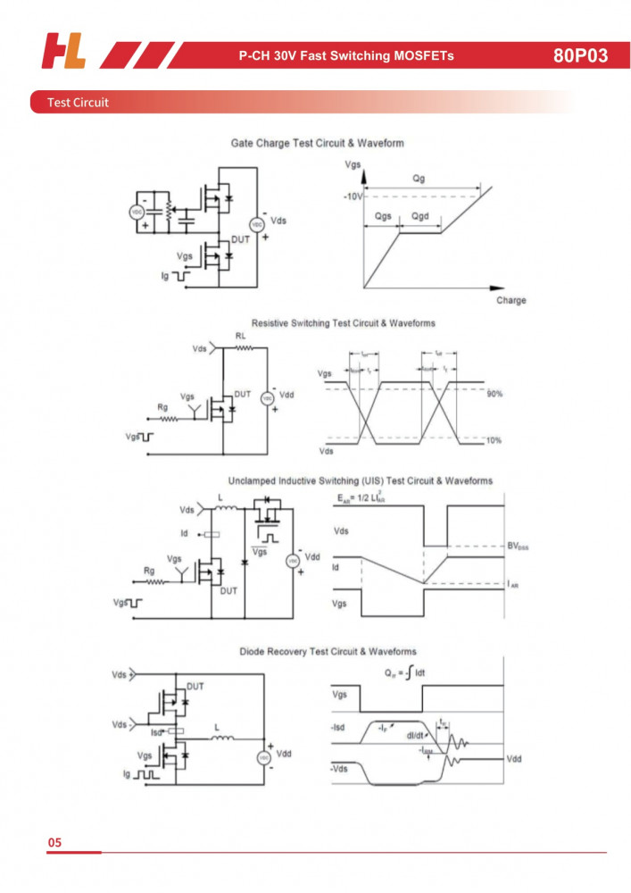 HL 80P03 datasheet page 5