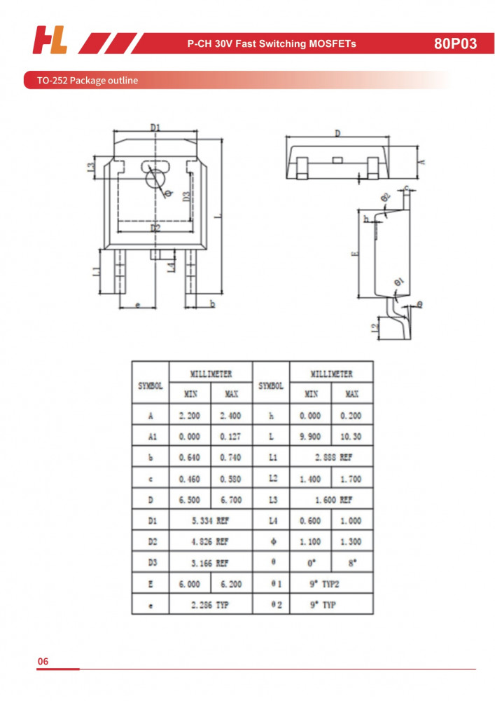HL 80P03 datasheet page 6
