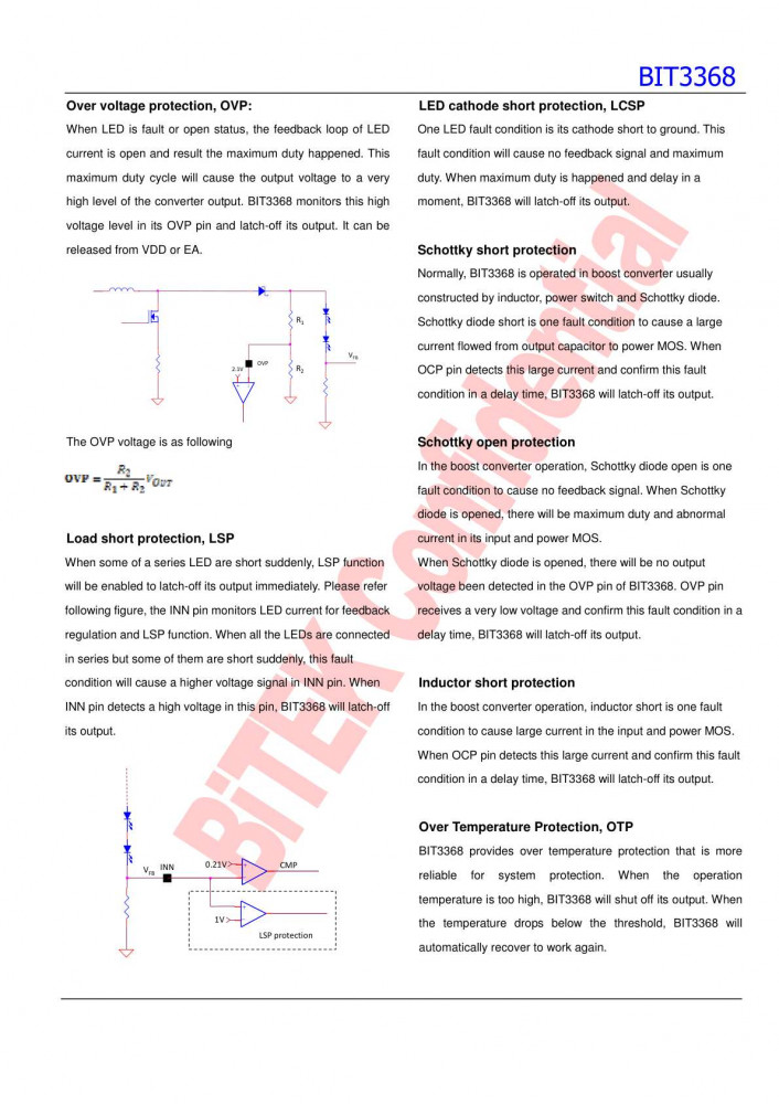 BIT3368 datasheet page 6