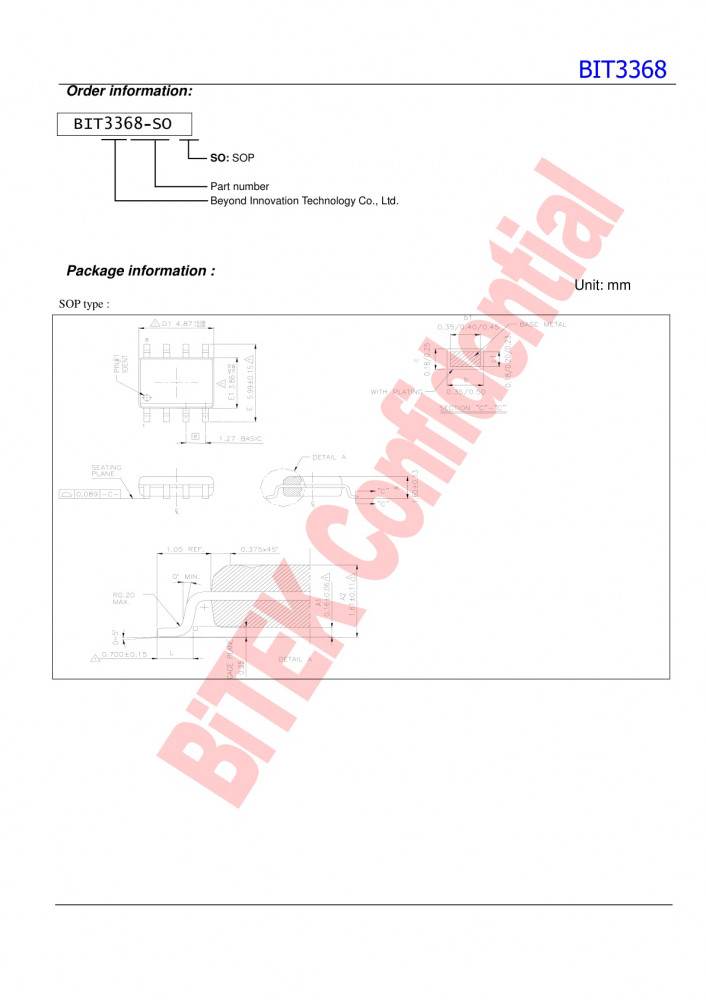 BIT3368 datasheet page 9