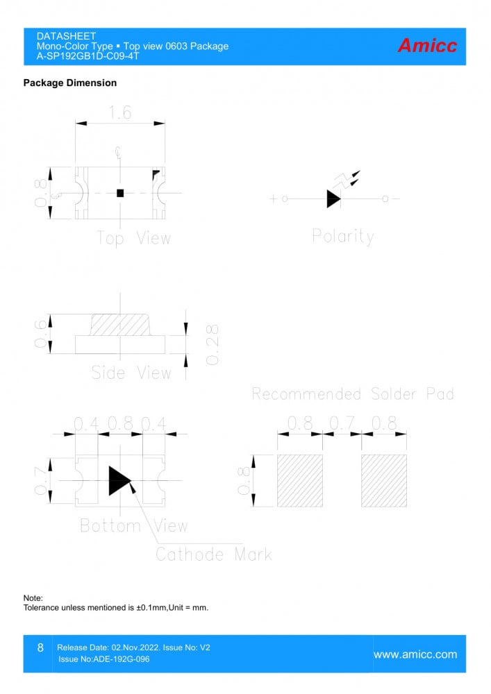 A-SP192GB1D-C09-4T datasheet page 8