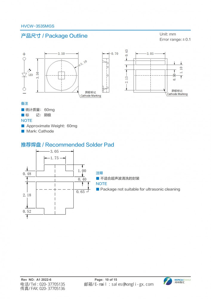 HVCW-3535MGS datasheet page 10