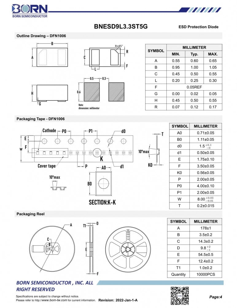 BNESD9L3.3ST5G datasheet page 4