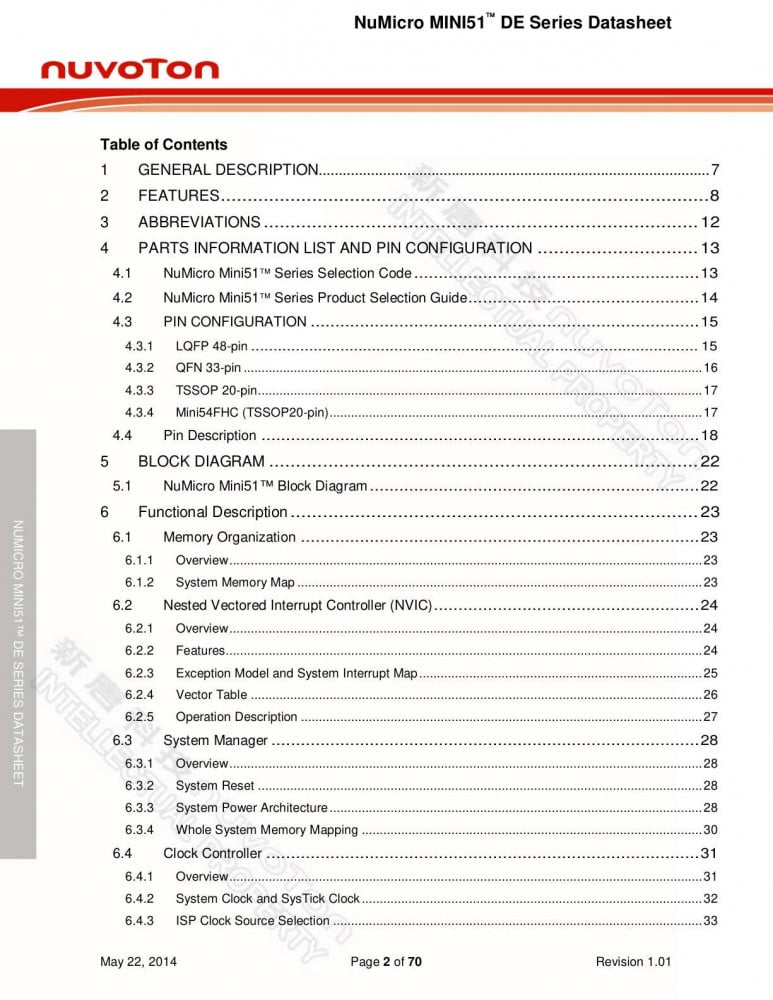 MINI54FDE datasheet page 2