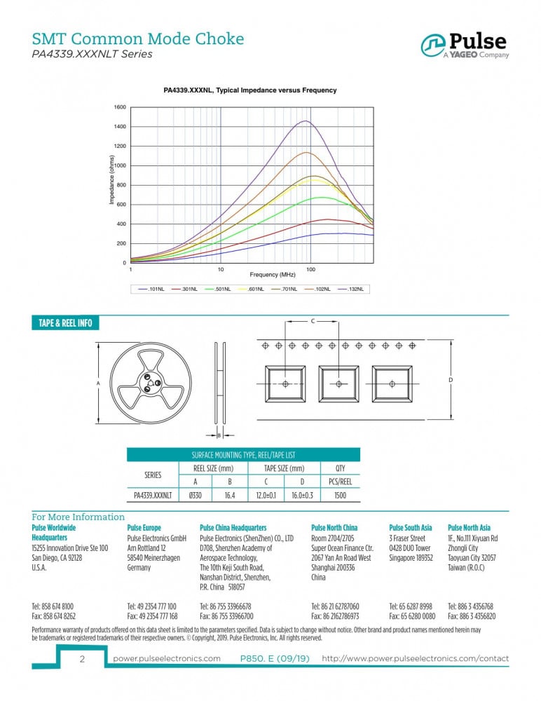 PA4339.132NLT datasheet page 2