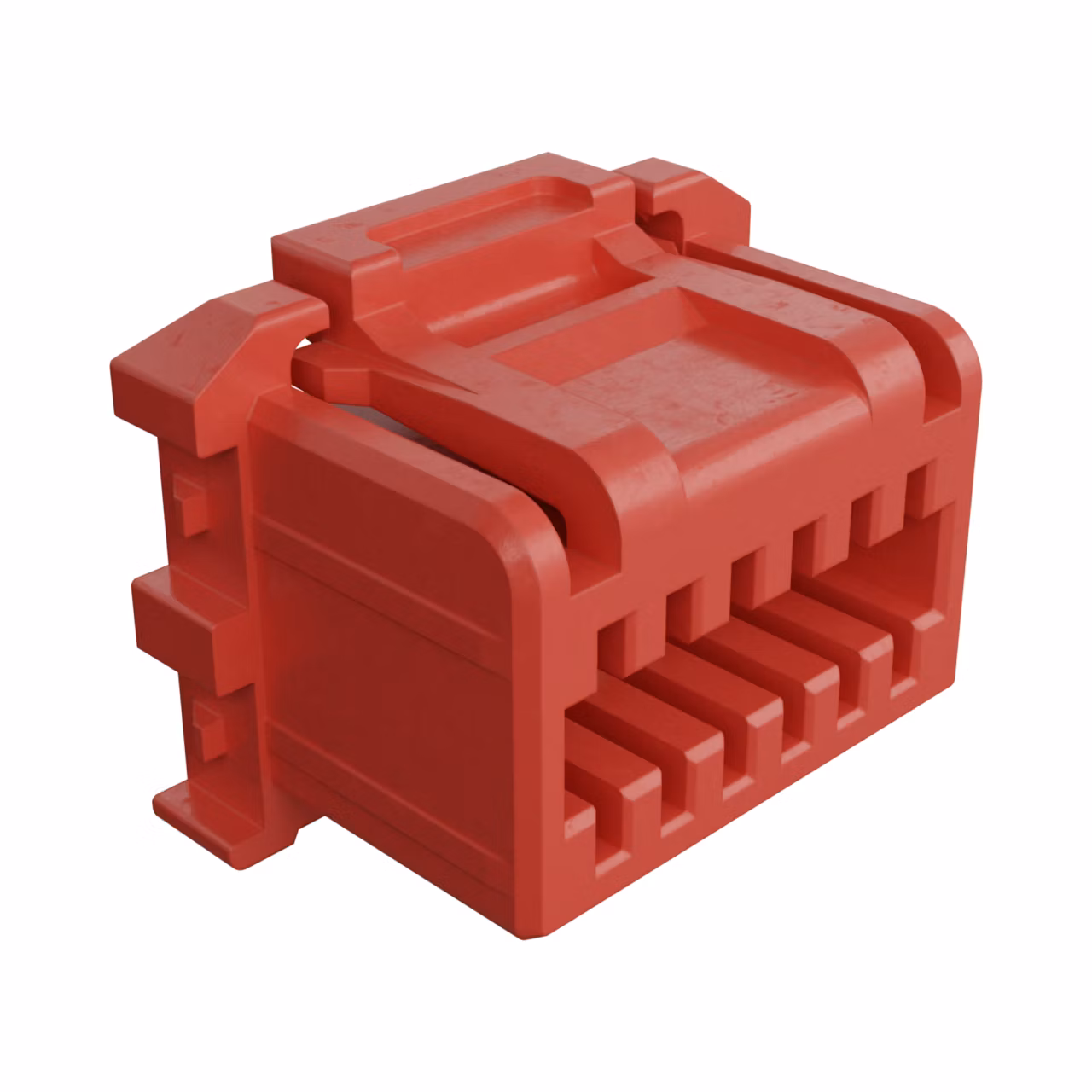 Micro-Lock Plus TPA Type Receptacle Housing, 1.25mm Pitch, Dual Row, Positive Lock, 12 Circuits, Red for sale