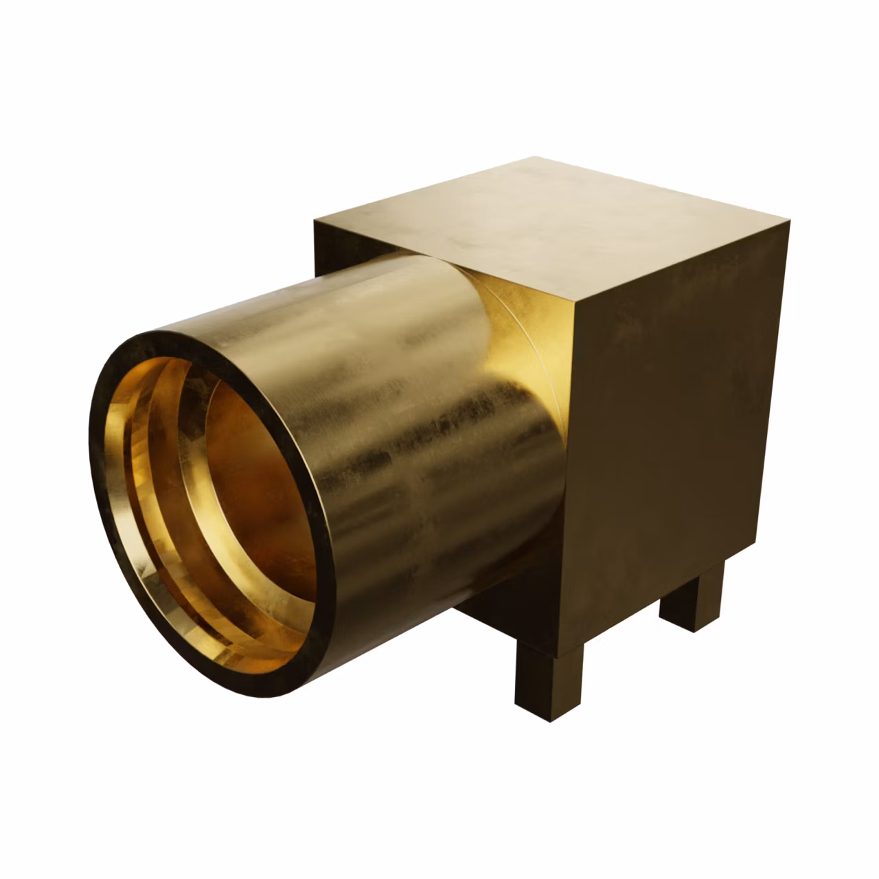 MMCX Jack, Right-Angle, PCB Receptacle, Through Hole, Brass Body, Gold (Au) Plated, 1.00mm Leg Length, Tape and Reel, 50 Ohms for sale