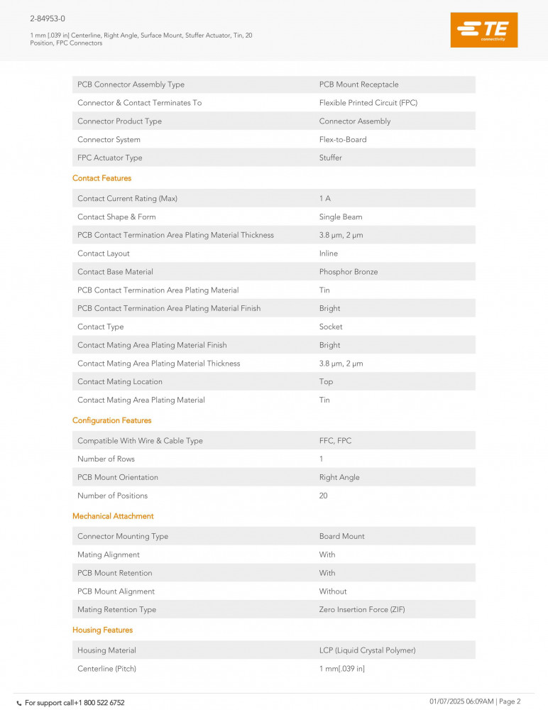 2-84953-0 technical document page 2