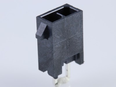 Micro-Fit+ Vertical Header, Through Hole, 3.00mm Pitch, Dual Row, 8 Circuits, 0.38µm Gold (Au) Plating, Glow-Wire Capable, Black, Tray