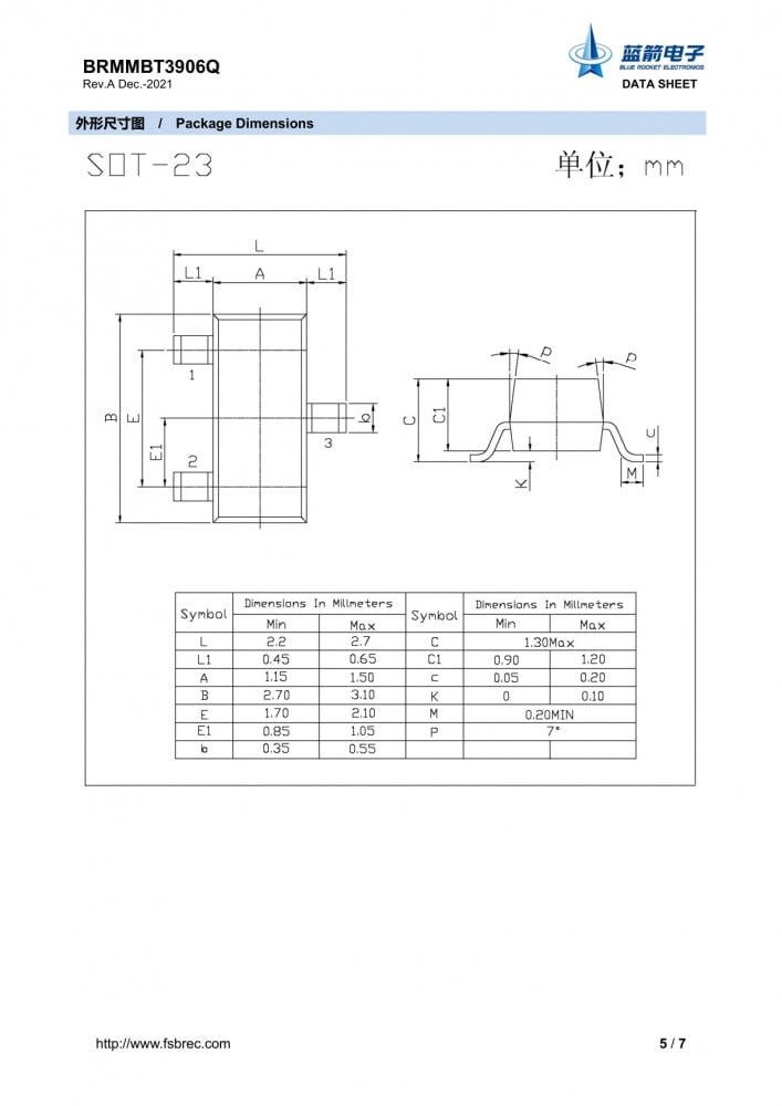 BRMMBT3906Q datasheet page 5