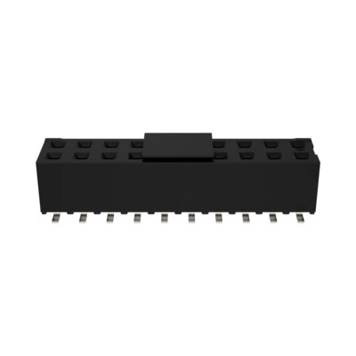 Milli-Grid Vertical Receptacle, 2.00mm Pitch, Dual Row, Surface Mount, Top/Bottom Entry, with Cap, Tube, 0.75µm Gold (Au) Plating, 20 Circuits, Lead-Free for sale