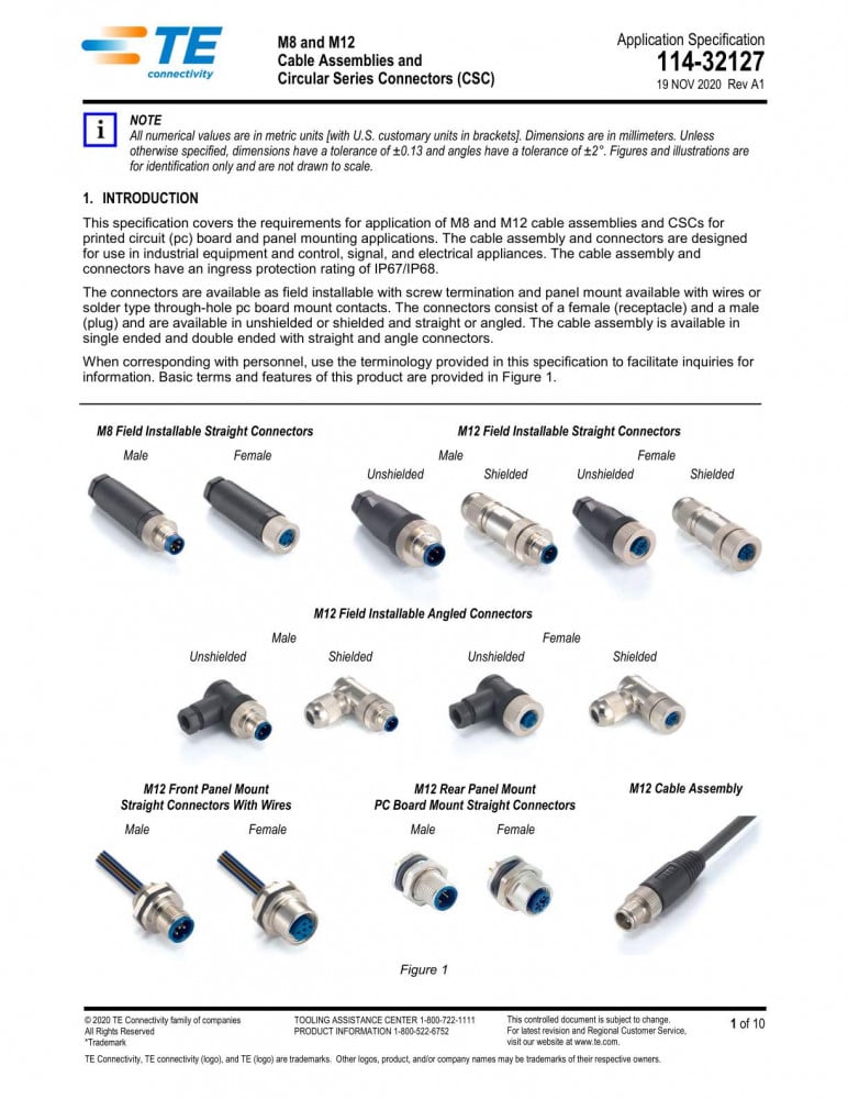 Technical document page 1
