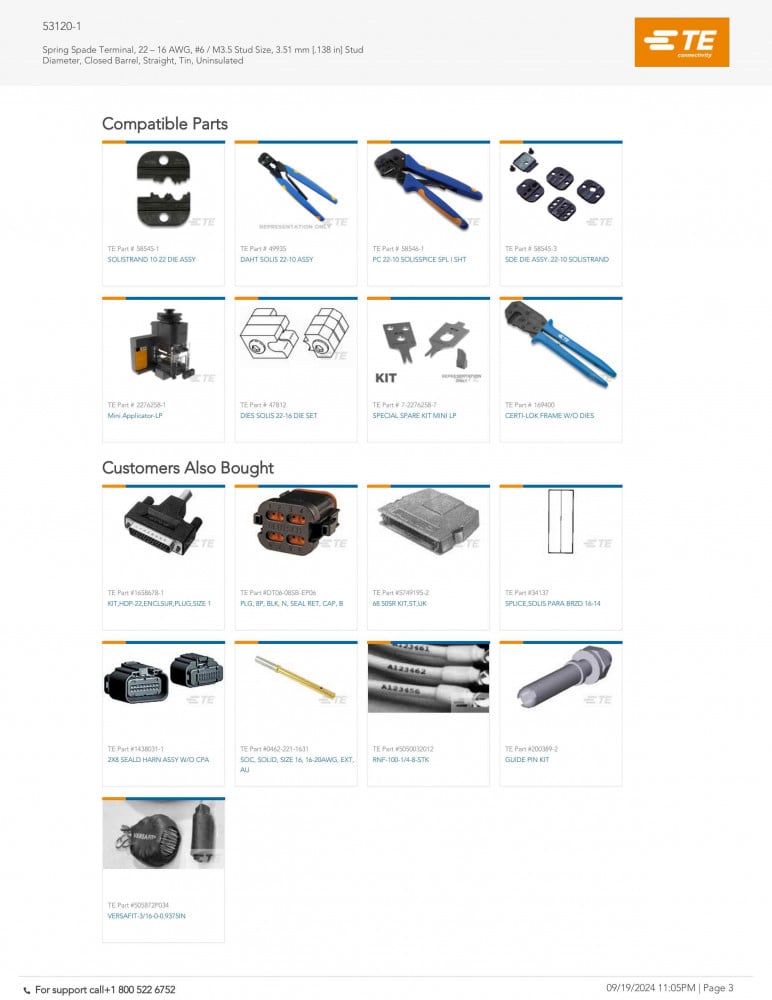 TE Connectivity 53120-1 technical document page 3
