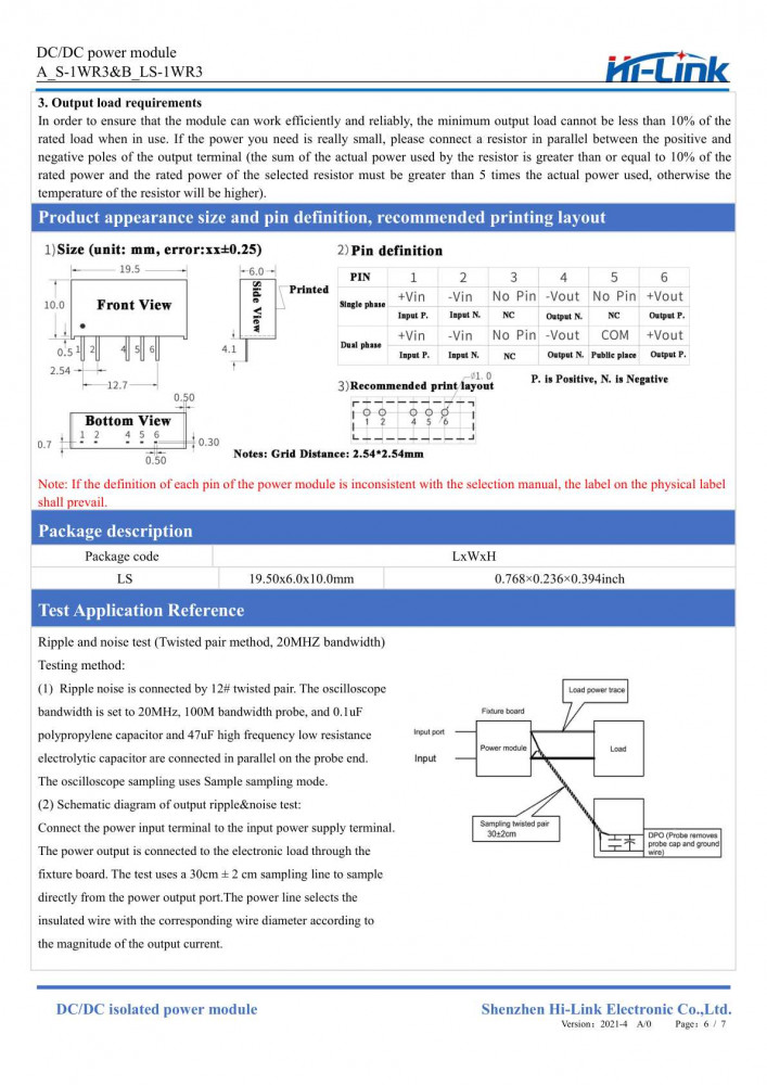 A1209S-1WR3L datasheet page 6