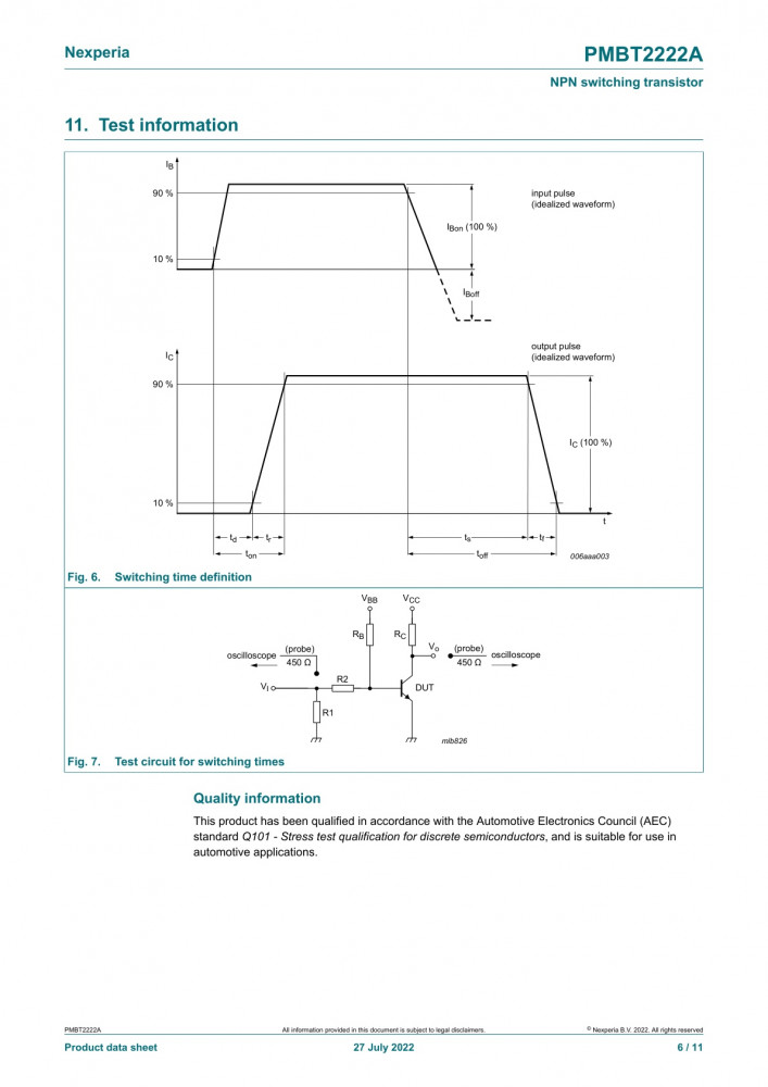 PMBT2222A datasheet page 6