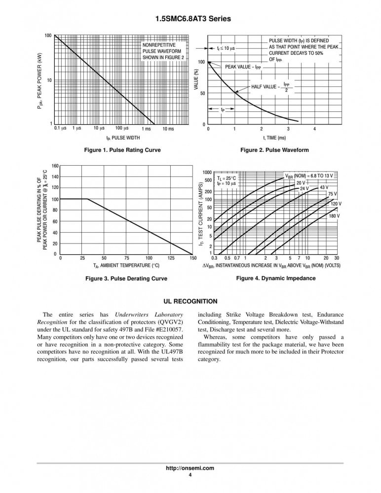 1.5SMC62AT3G datasheet page 4