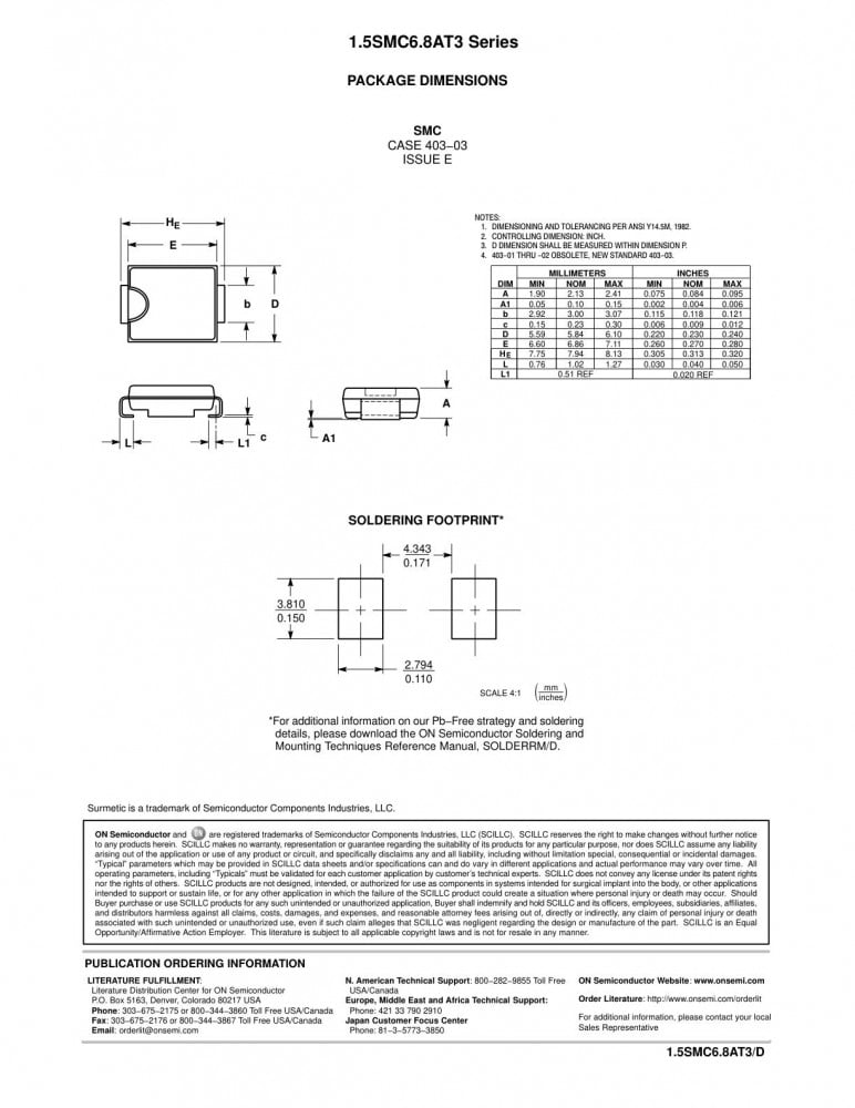 1.5SMC62AT3G datasheet page 7