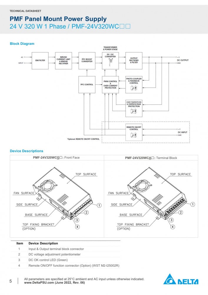 PMF-24V320WCAB datasheet page 5