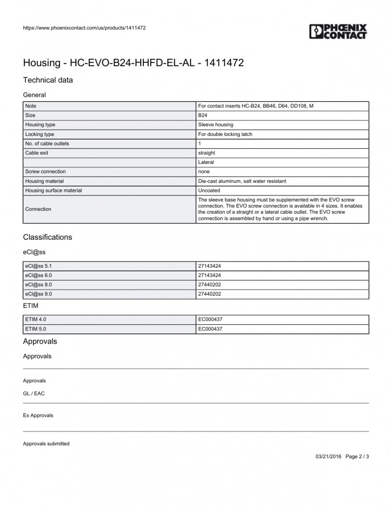 Phoenix Contact 1411472 product drawing page 2