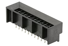Micro-Fit BMI Header, Surface Mount Compatible, Dual Row, Vertical, with PCB Polarizing Peg, 24 Circuits, 2.54µm Matte Tin (Sn) Plating, Straight Tails
