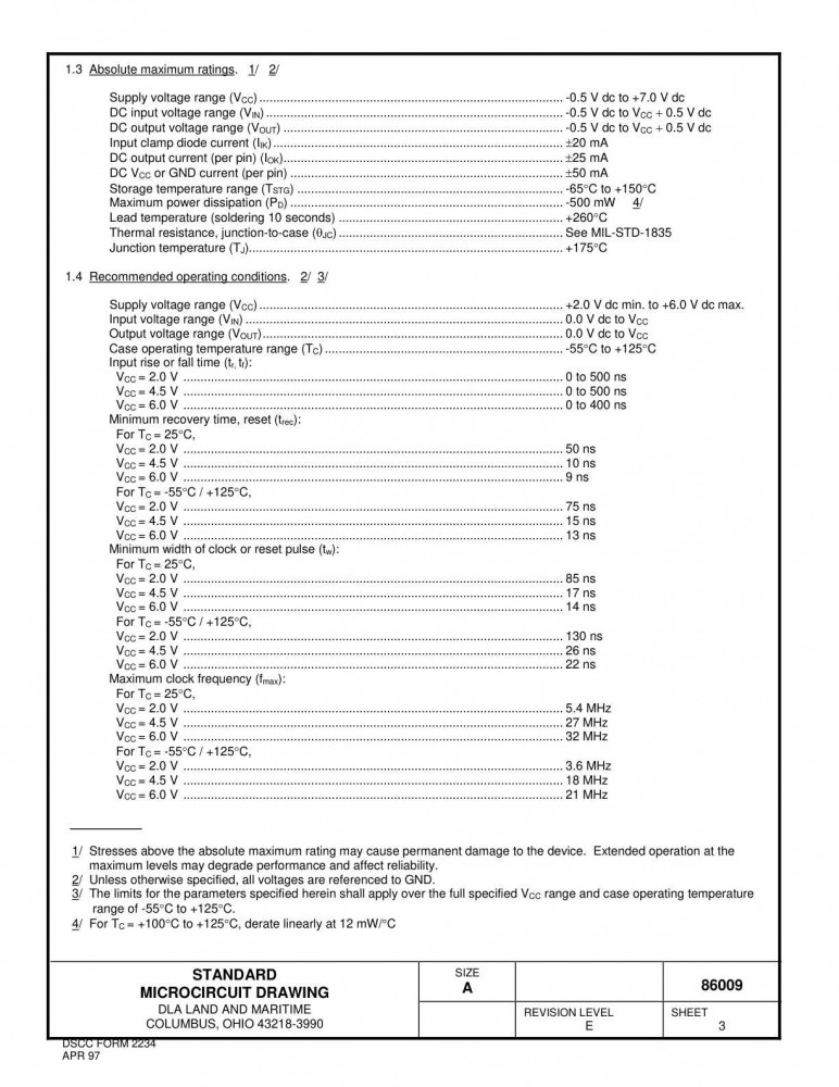 54HC390 technical document page 5