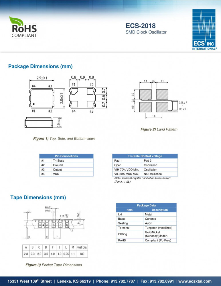 ECS-2018 datasheet page 2