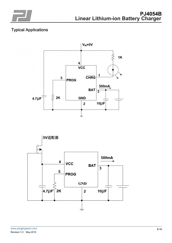 PJ4054B datasheet page 5