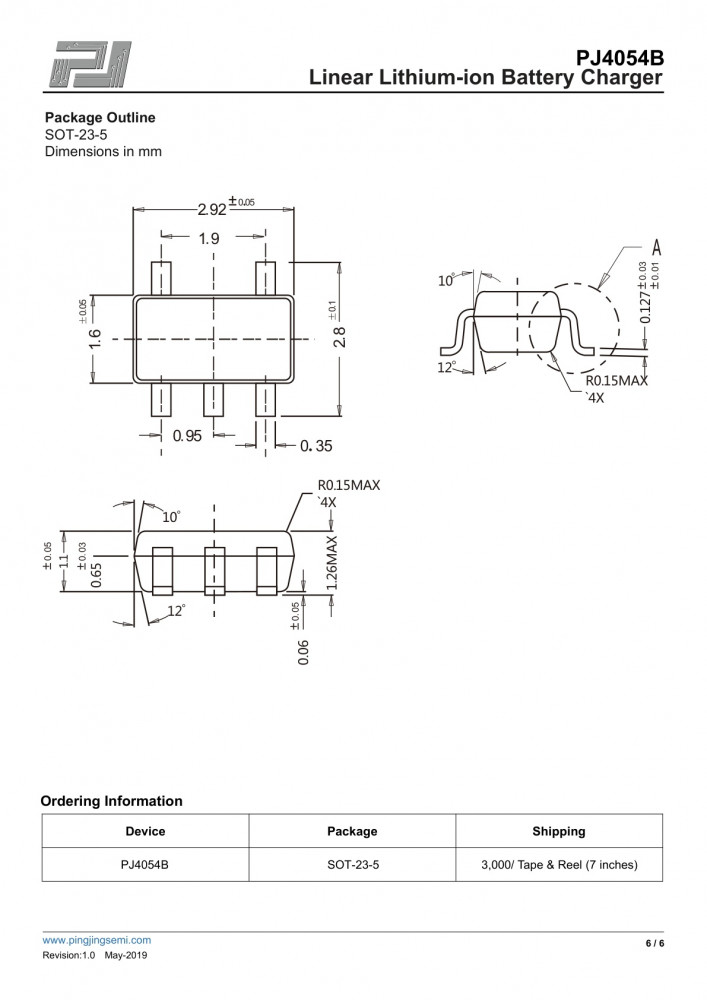 PJ4054B datasheet page 6