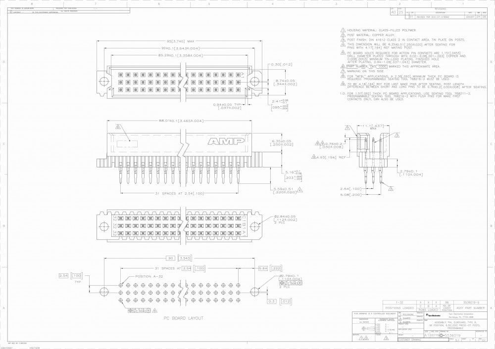 TE Connectivity 5536019-5 technical document preview