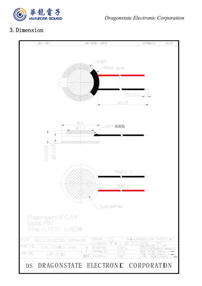 HDK-1508EA-9W5 approval document page 5