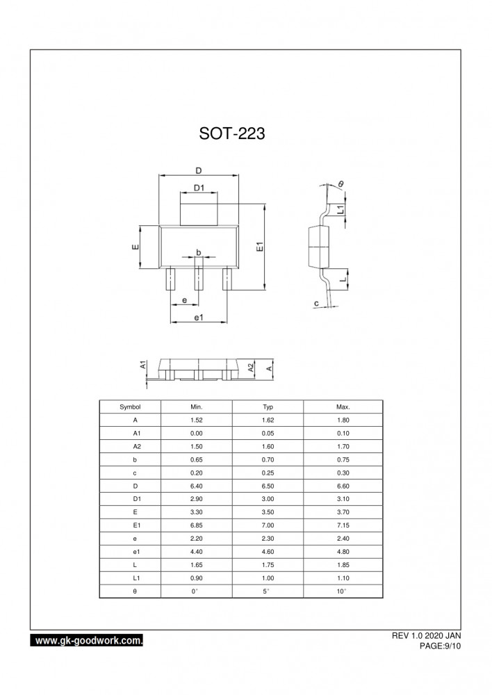 AMS1117-ADJ datasheet page 9