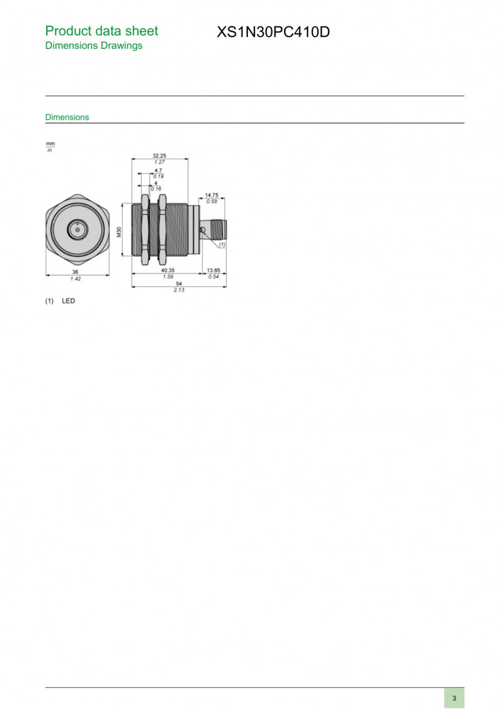 XS1N30PC410D datasheet page 3