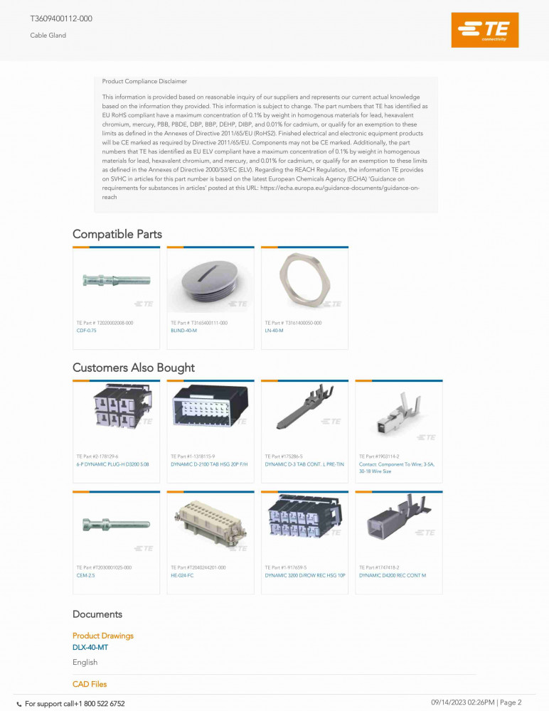 T3609400112-000 technical document page 2