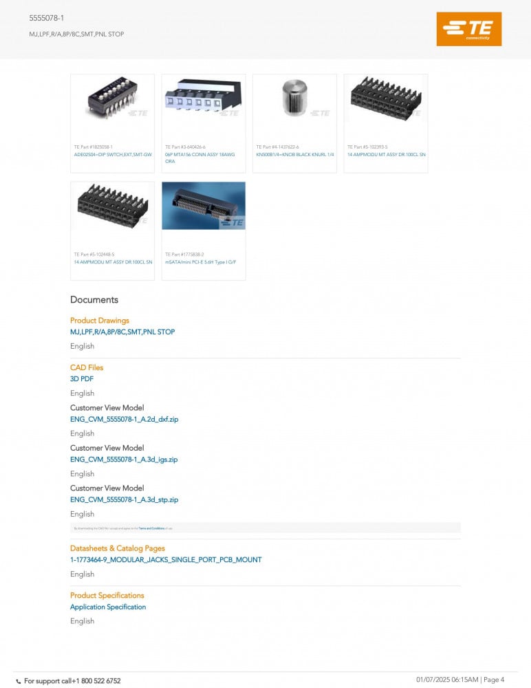 5555078-1 technical document page 4