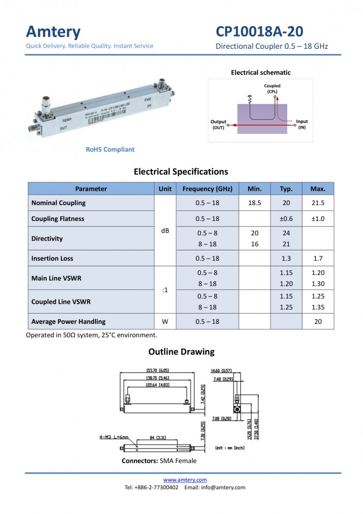 CP10018A-20 technical document page 1