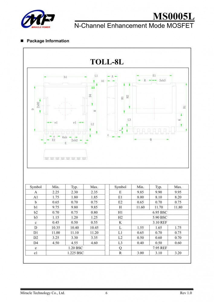 MS0005L datasheet page 6