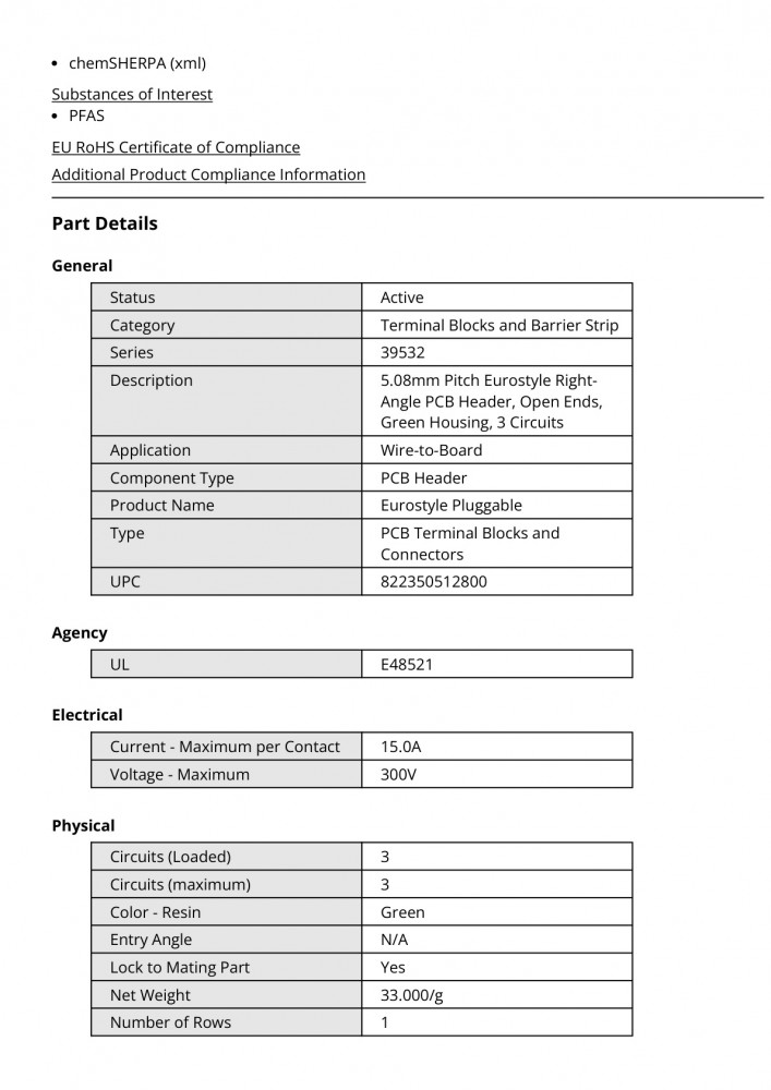 MOLEX 395325003 technical document image 2