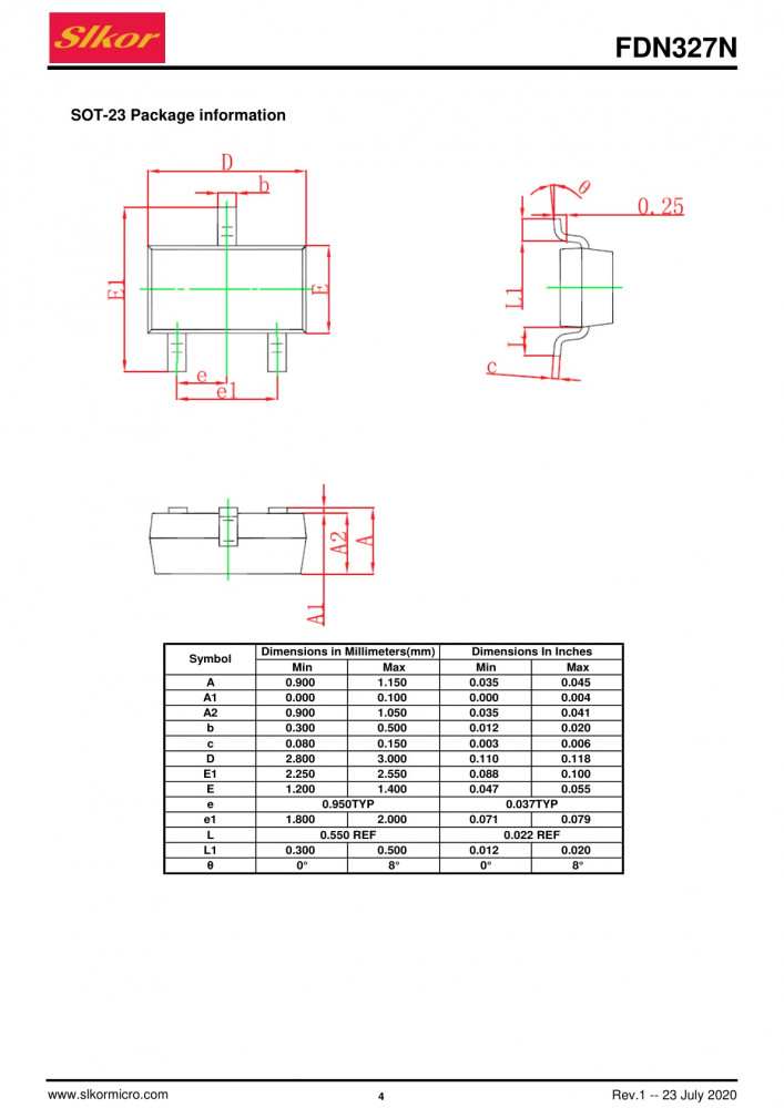 FDN327N datasheet page 4