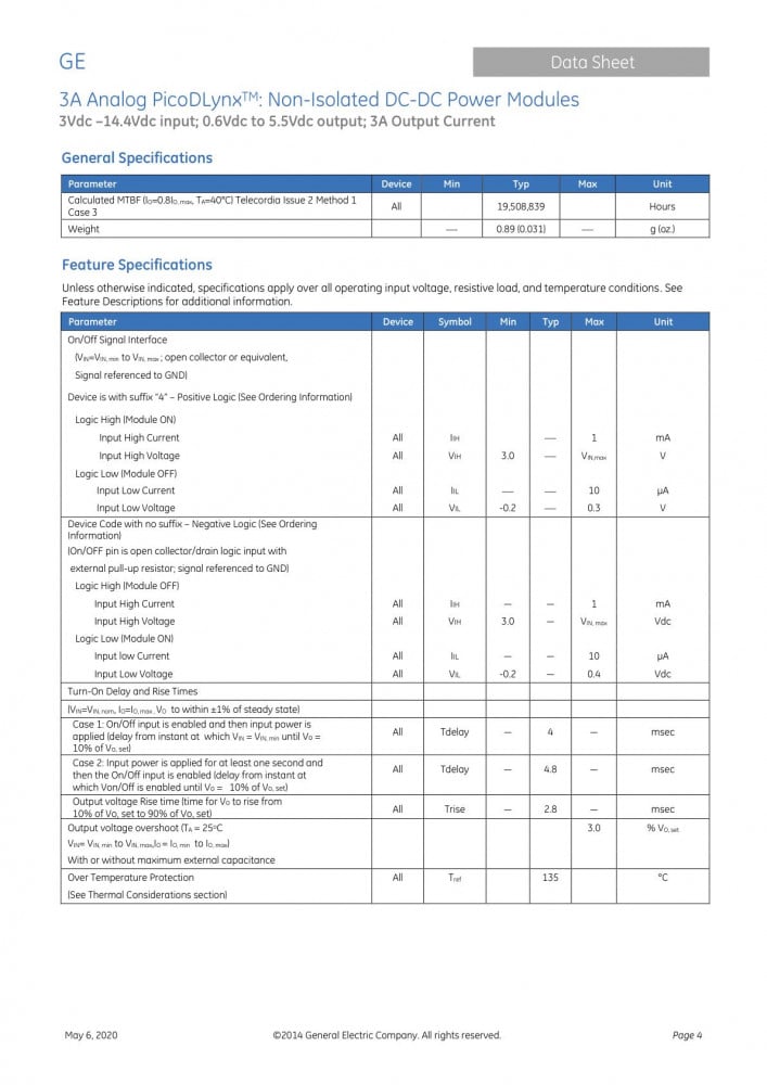 ABB PVX003A0X3-SRZ datasheet page 4