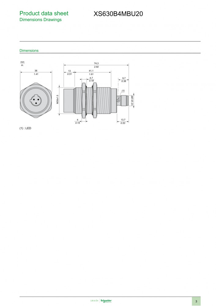 XS630B4MBU20 technical document page 3