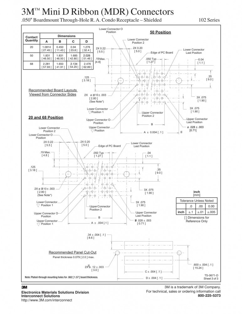3M 10250-M218PE technical sheet page 3