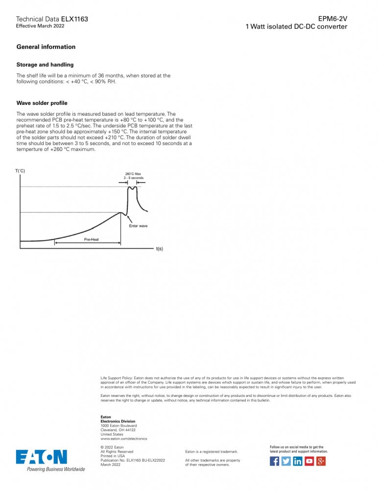 EATON EPM6-2V datasheet page 6