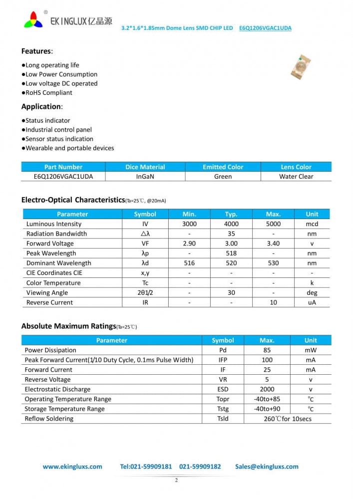 E6Q1206VGAC1UDA datasheet page 2