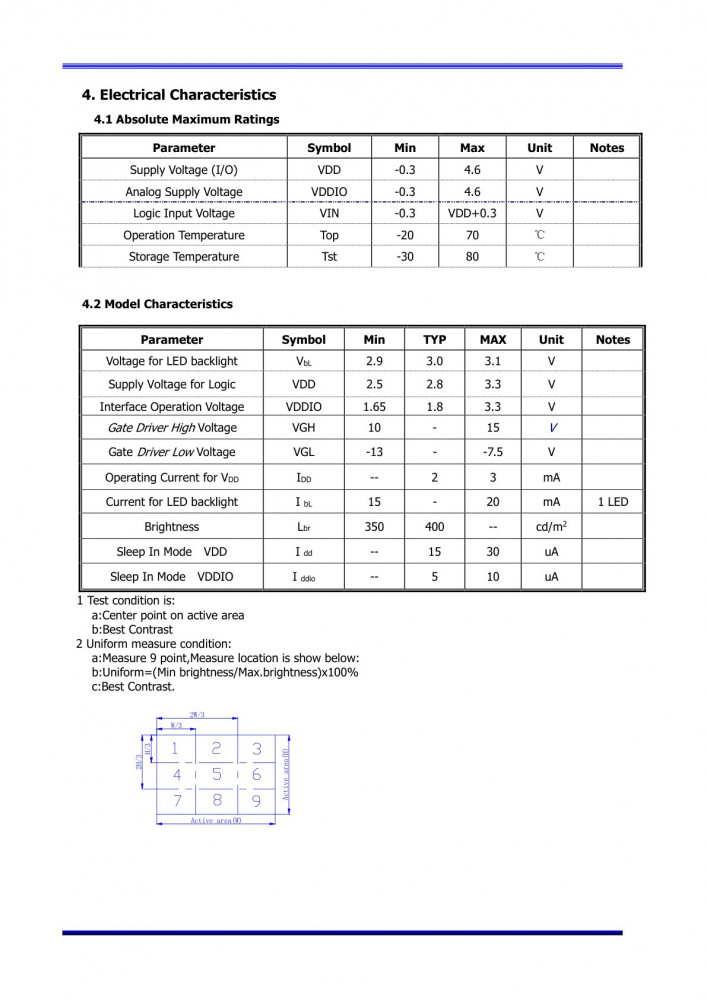 HS096T01H13 datasheet page 6