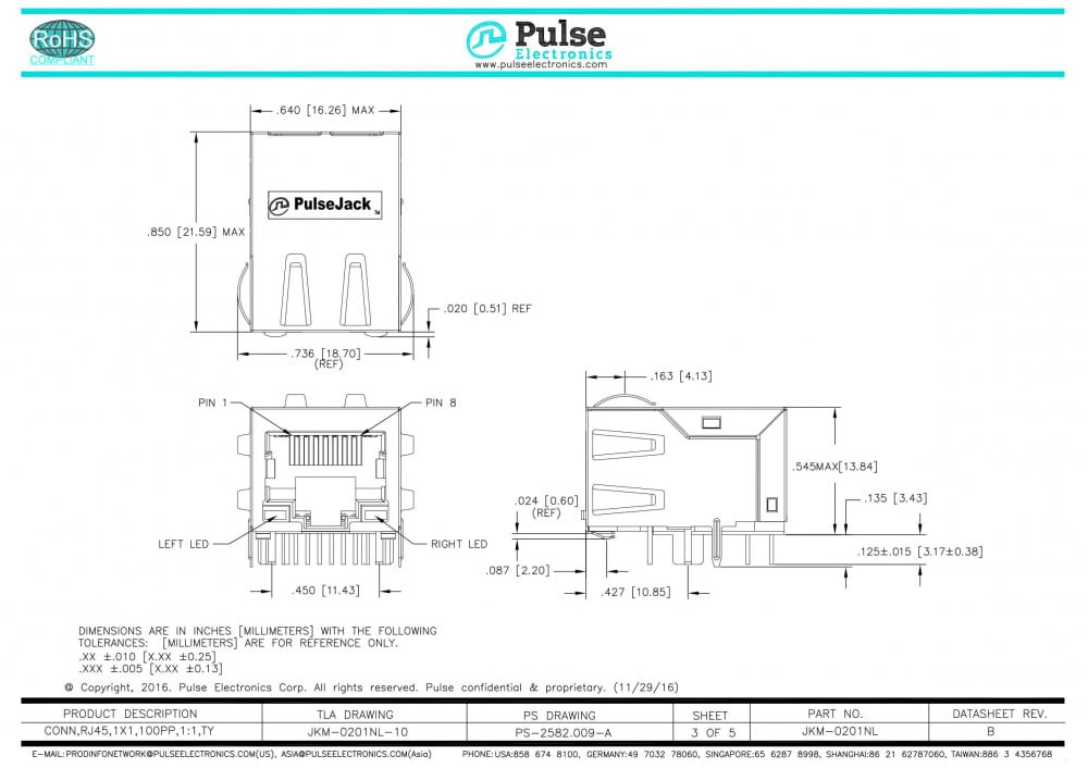 JKM-0201NL datasheet page 3