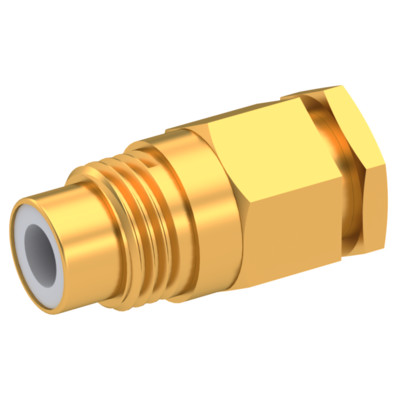 75 OHM / STRAIGHT PLUG FEMALE CRIMP TYPE FOR 3.8/95 S GOLD