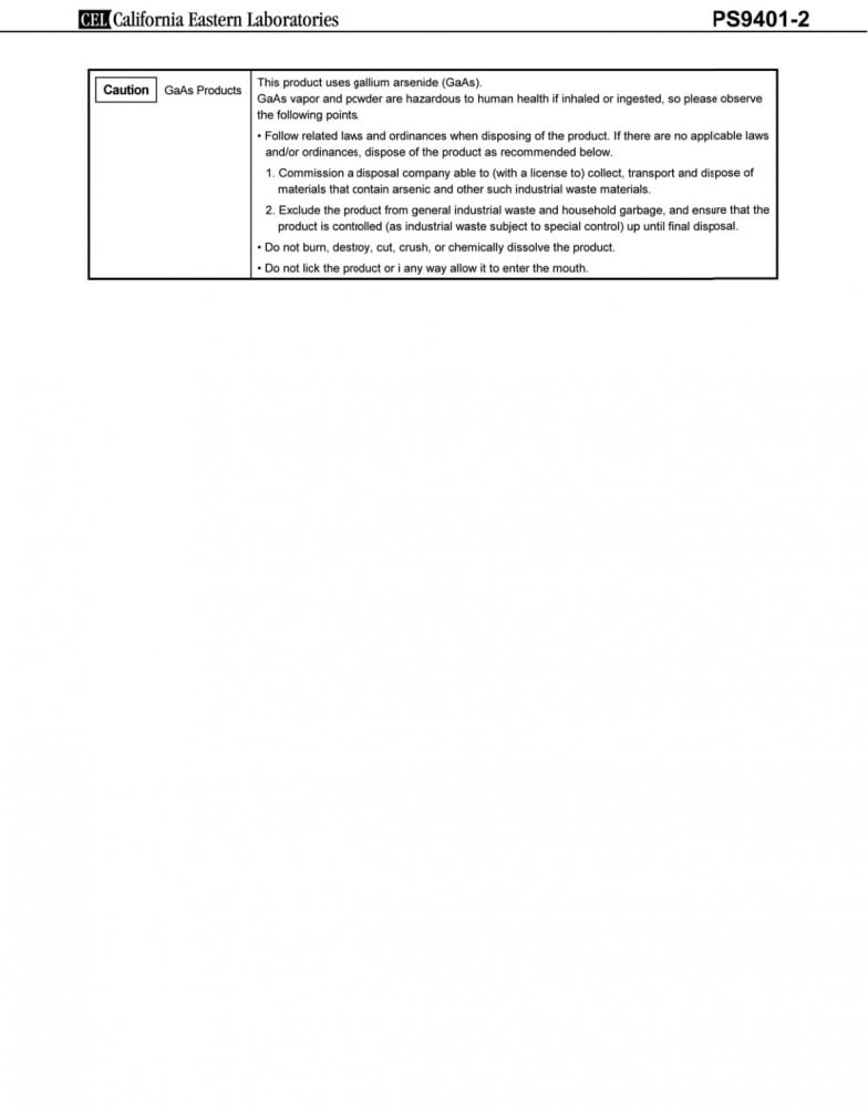 PS9401-2-AX datasheet page 8